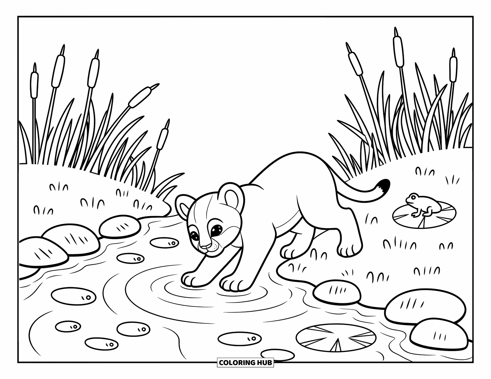 85+ Mountain Lion Coloring Pages for Kids & Adults (Free Printable PDFs)