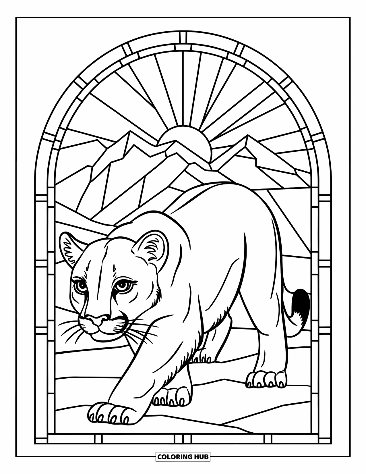 85+ Mountain Lion Coloring Pages for Kids & Adults (Free Printable PDFs)