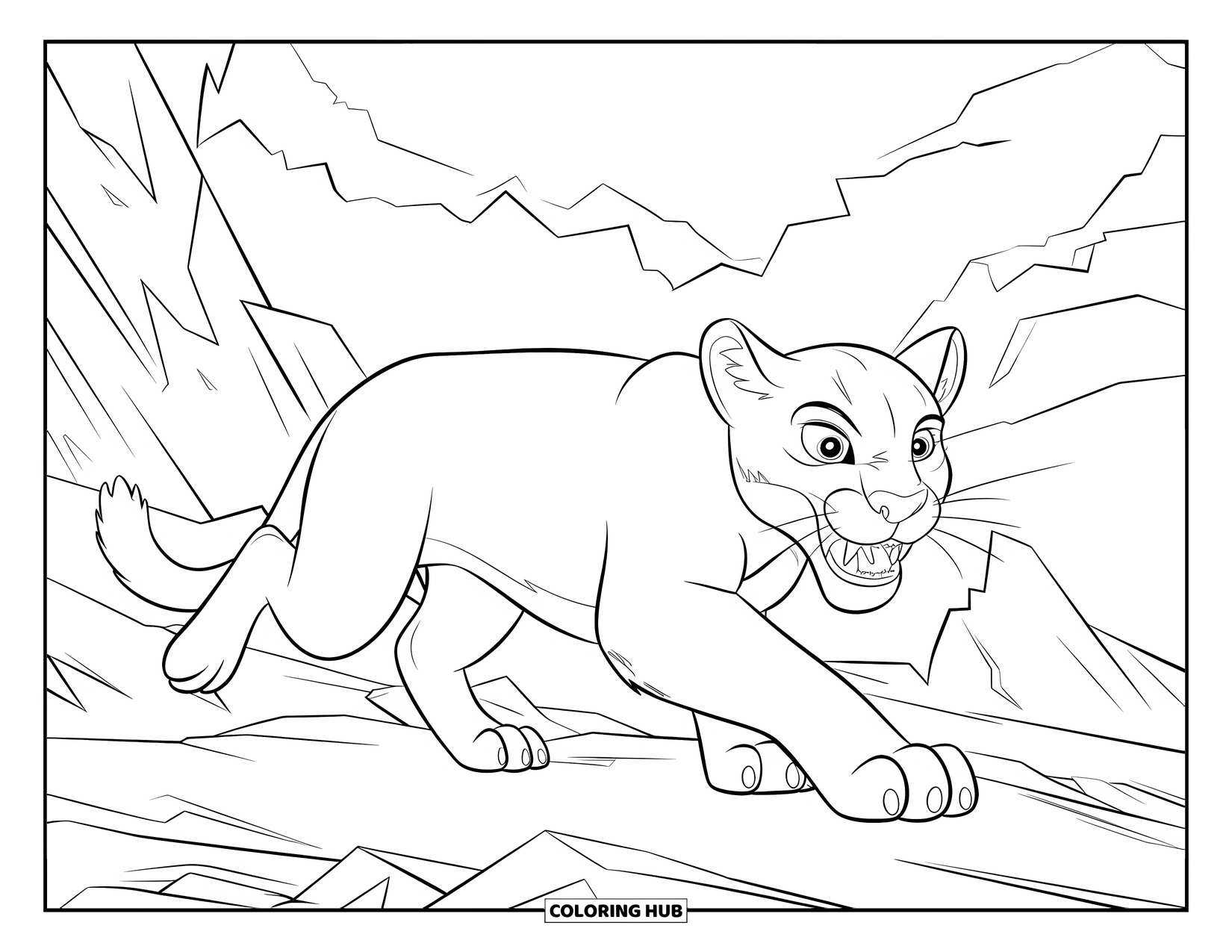 85+ Mountain Lion Coloring Pages for Kids & Adults (Free Printable PDFs)