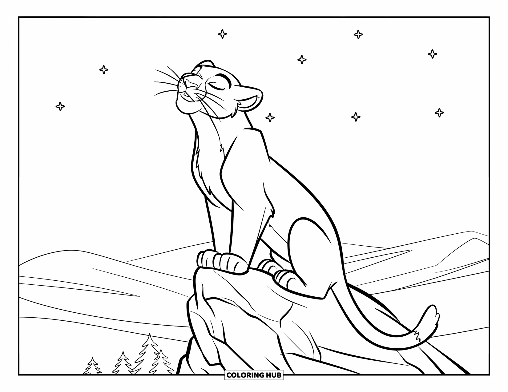 85+ Mountain Lion Coloring Pages for Kids & Adults (Free Printable PDFs)