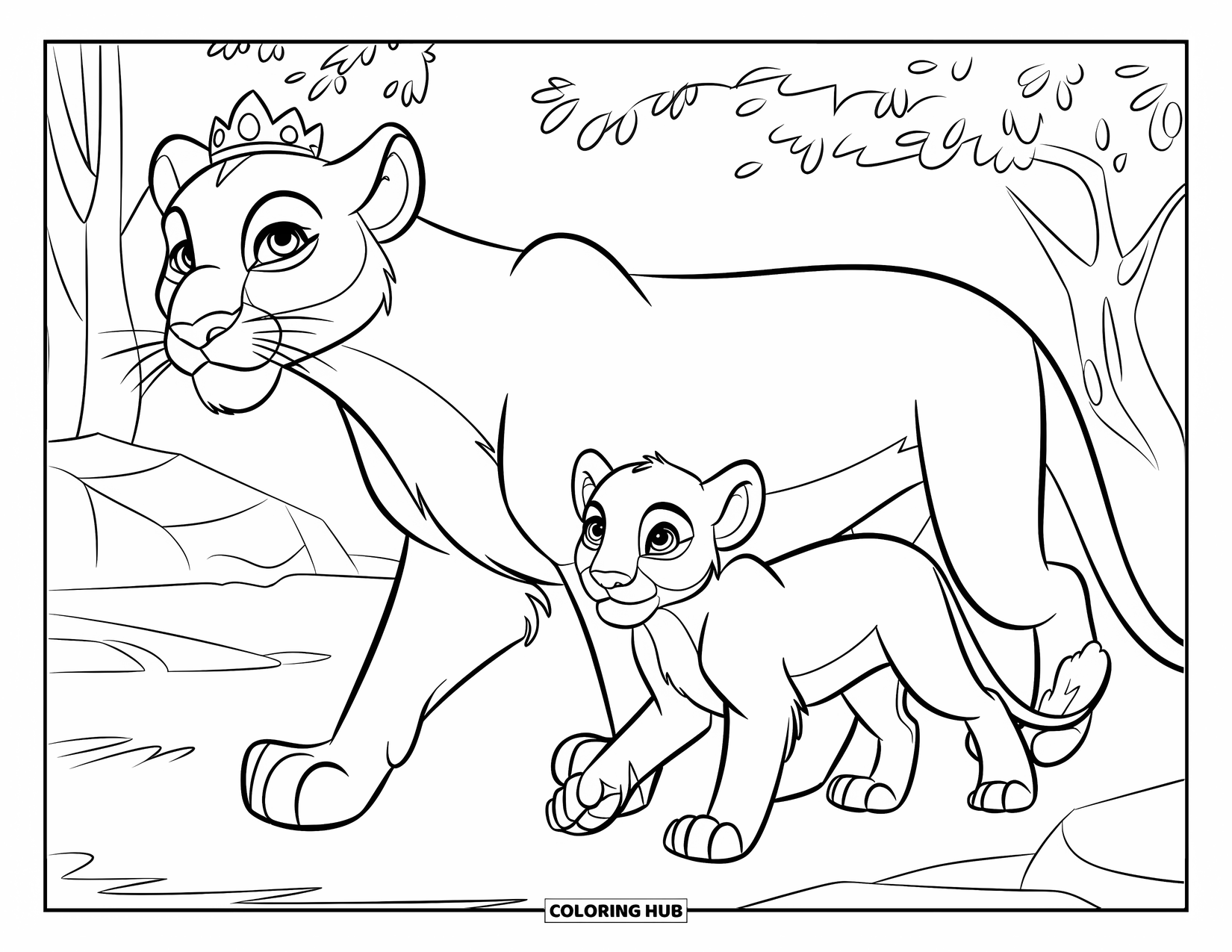 85+ Mountain Lion Coloring Pages for Kids & Adults (Free Printable PDFs)