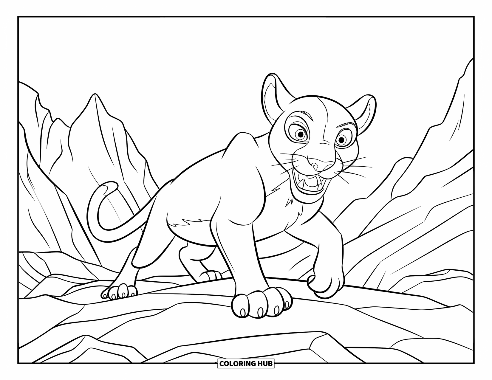 85+ Mountain Lion Coloring Pages for Kids & Adults (Free Printable PDFs)