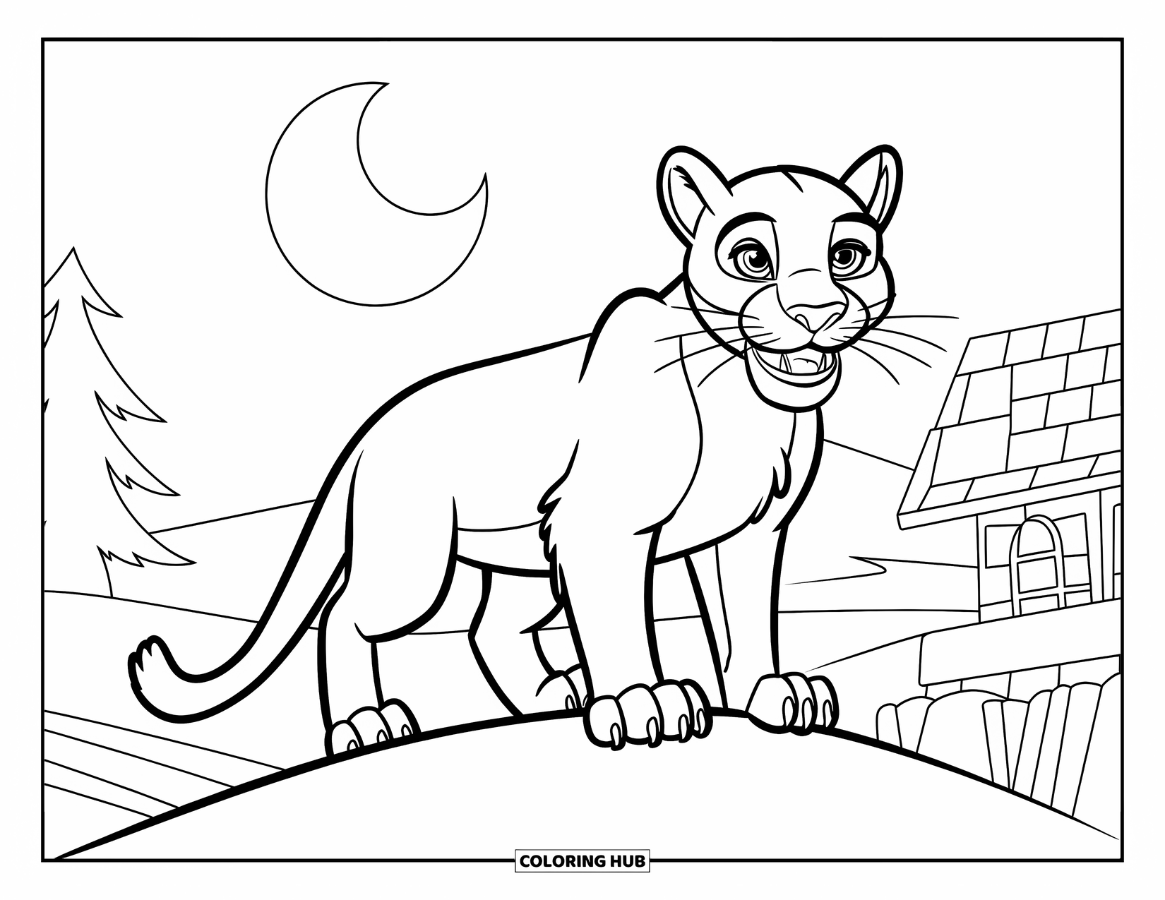 85+ Mountain Lion Coloring Pages for Kids & Adults (Free Printable PDFs)