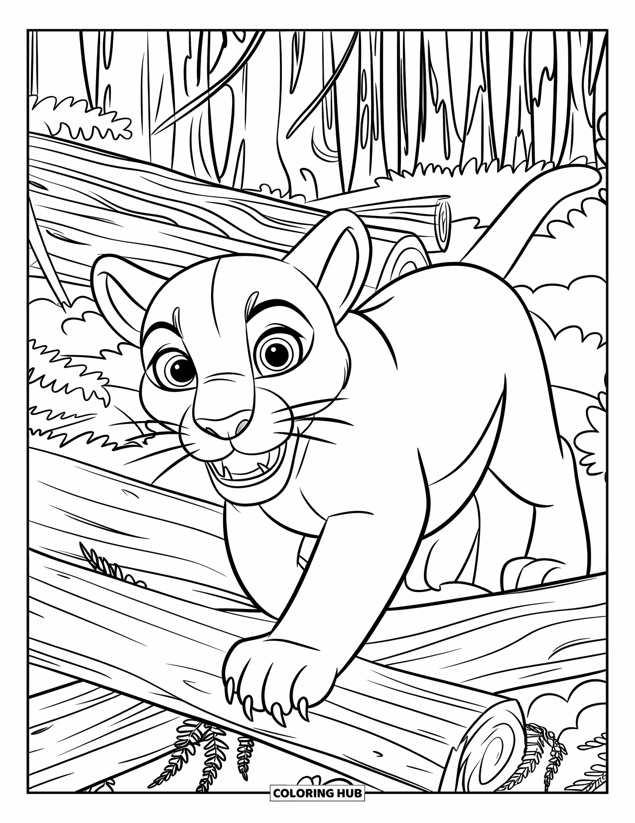 85+ Mountain Lion Coloring Pages for Kids & Adults (Free Printable PDFs)