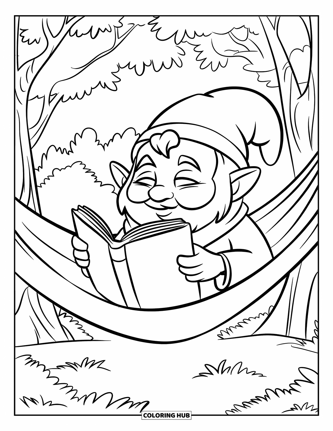 80+ Summer Gnome Coloring Pages for Kids & Adults (Free Printable PDFs)