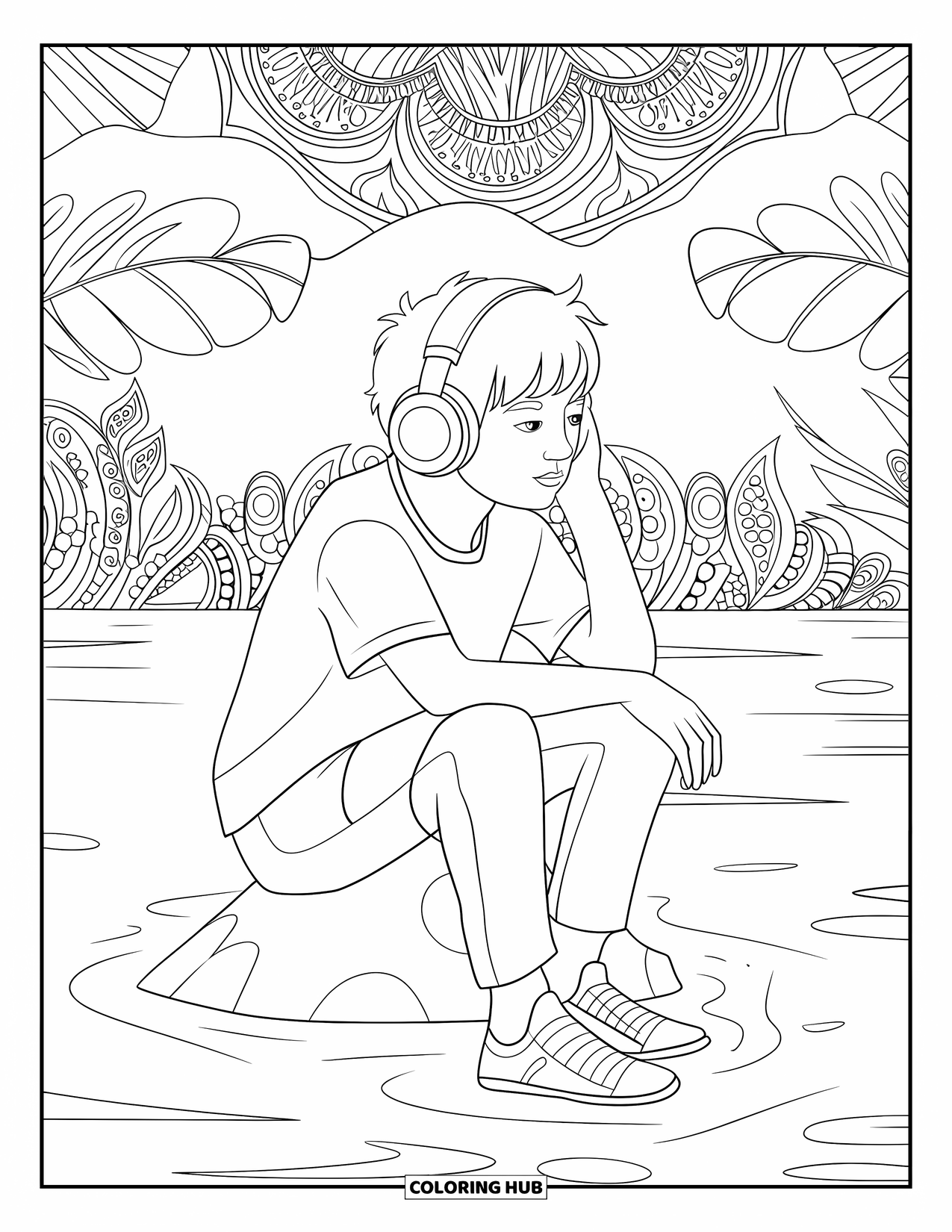 70+ Teen Boy Coloring Pages for Kids & Adults (Free Printable PDFs)