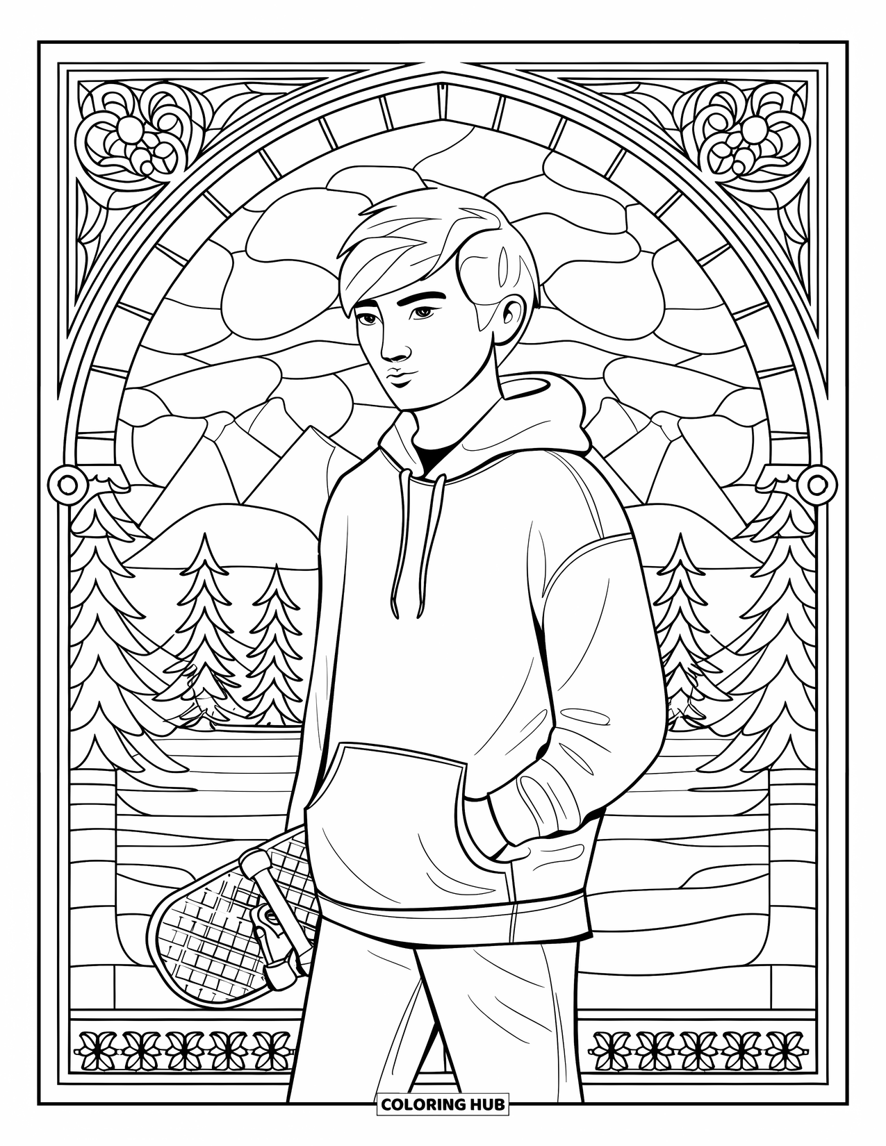 70+ Teen Boy Coloring Pages for Kids & Adults (Free Printable PDFs)