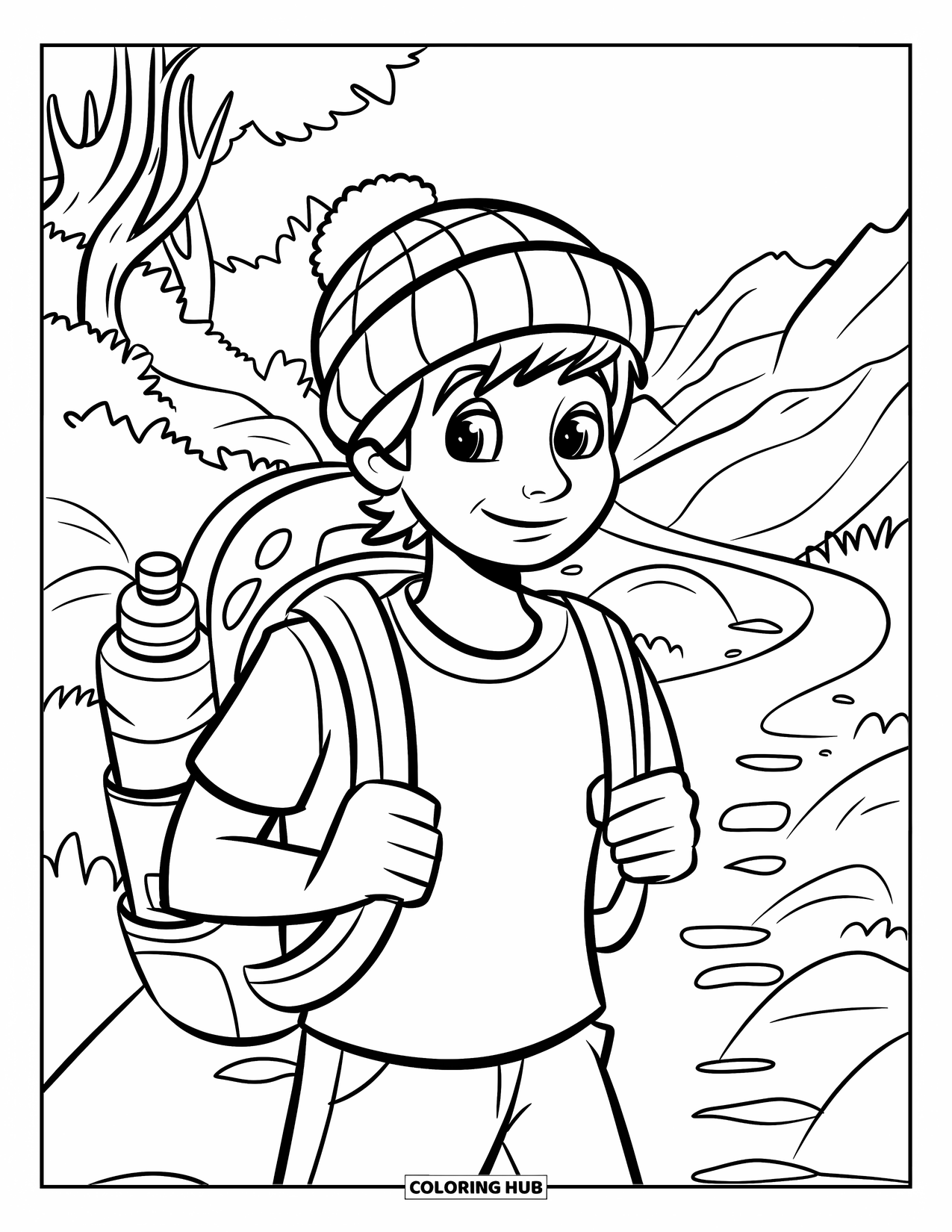 70+ Teen Boy Coloring Pages for Kids & Adults (Free Printable PDFs)