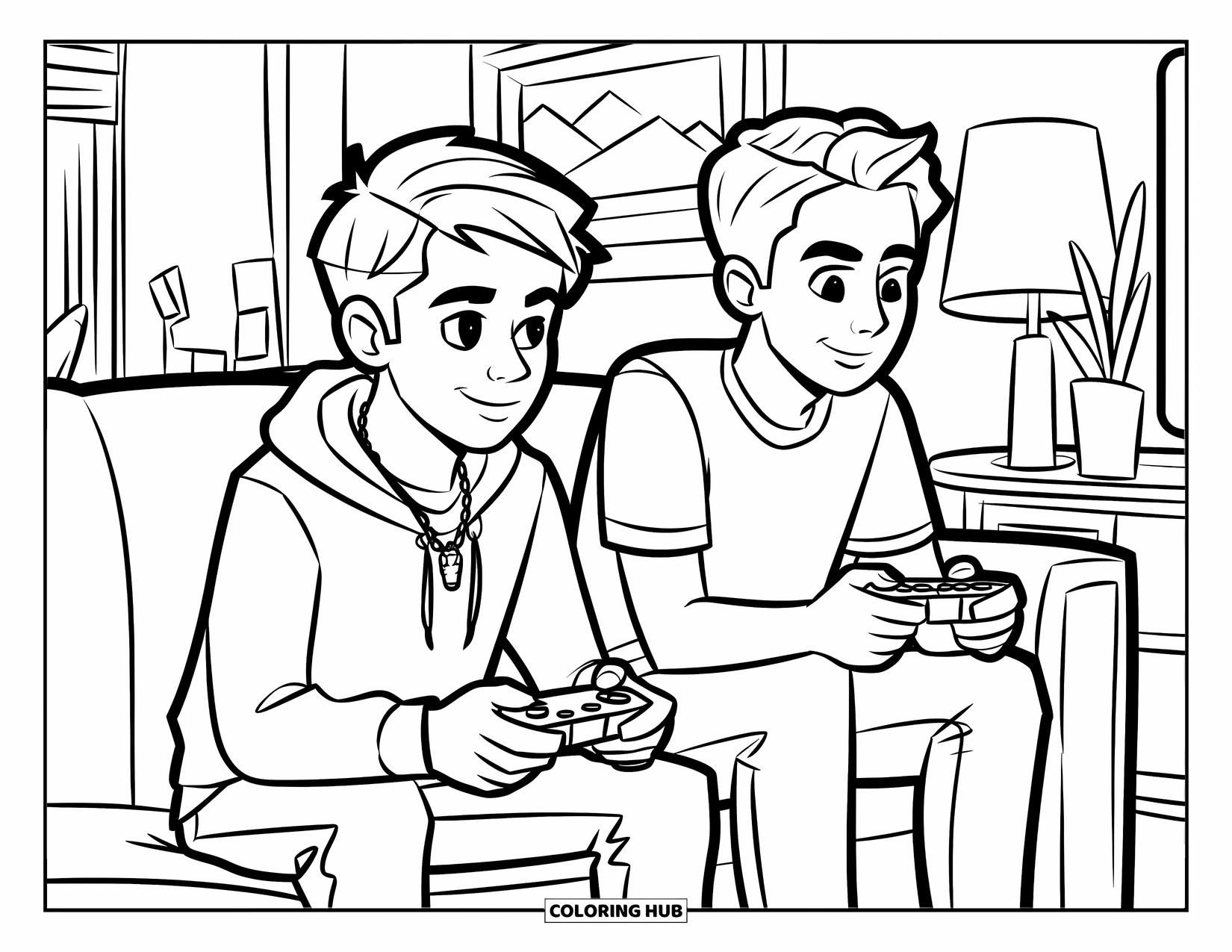 70+ Teen Boy Coloring Pages for Kids & Adults (Free Printable PDFs)