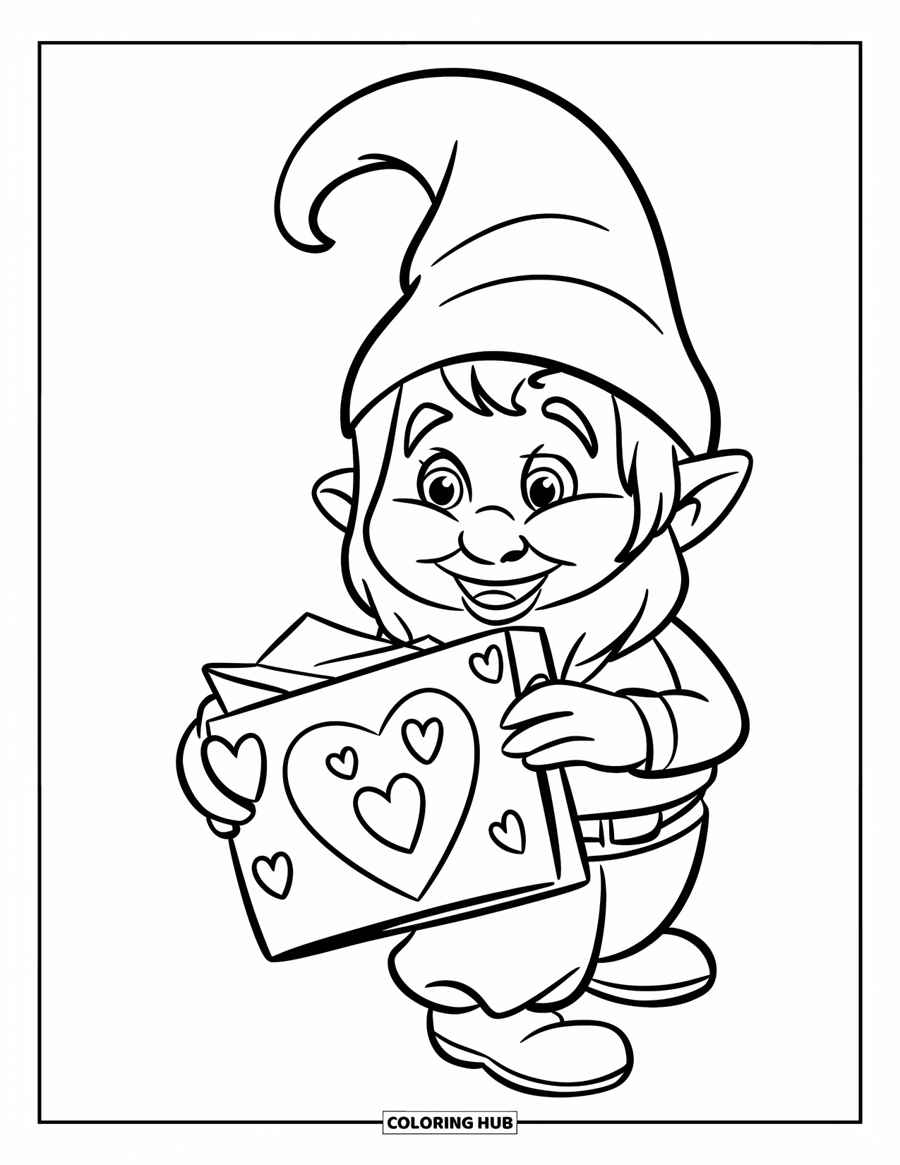 100+ Valentine Gnome Coloring Pages for Kids & Adults (Free Printable PDFs)