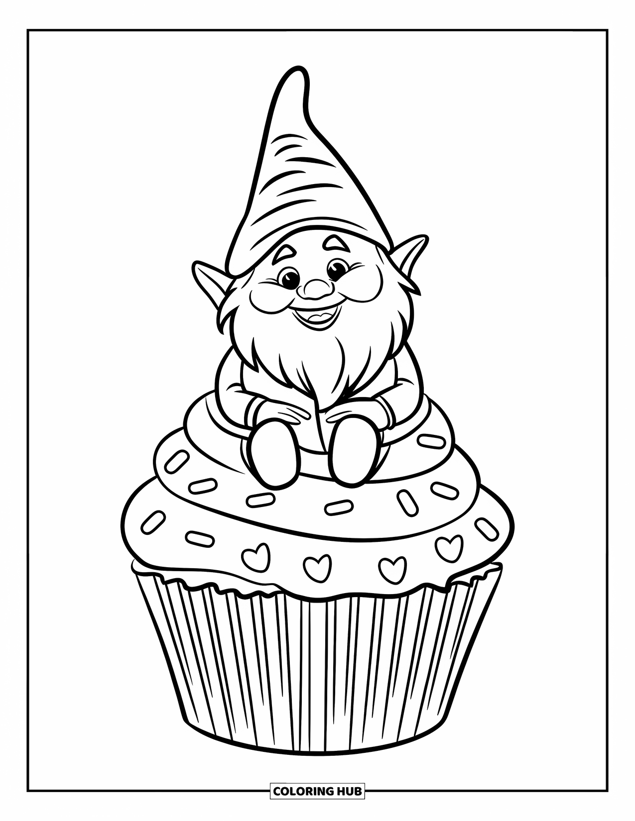 100+ Valentine Gnome Coloring Pages for Kids & Adults (Free Printable PDFs)
