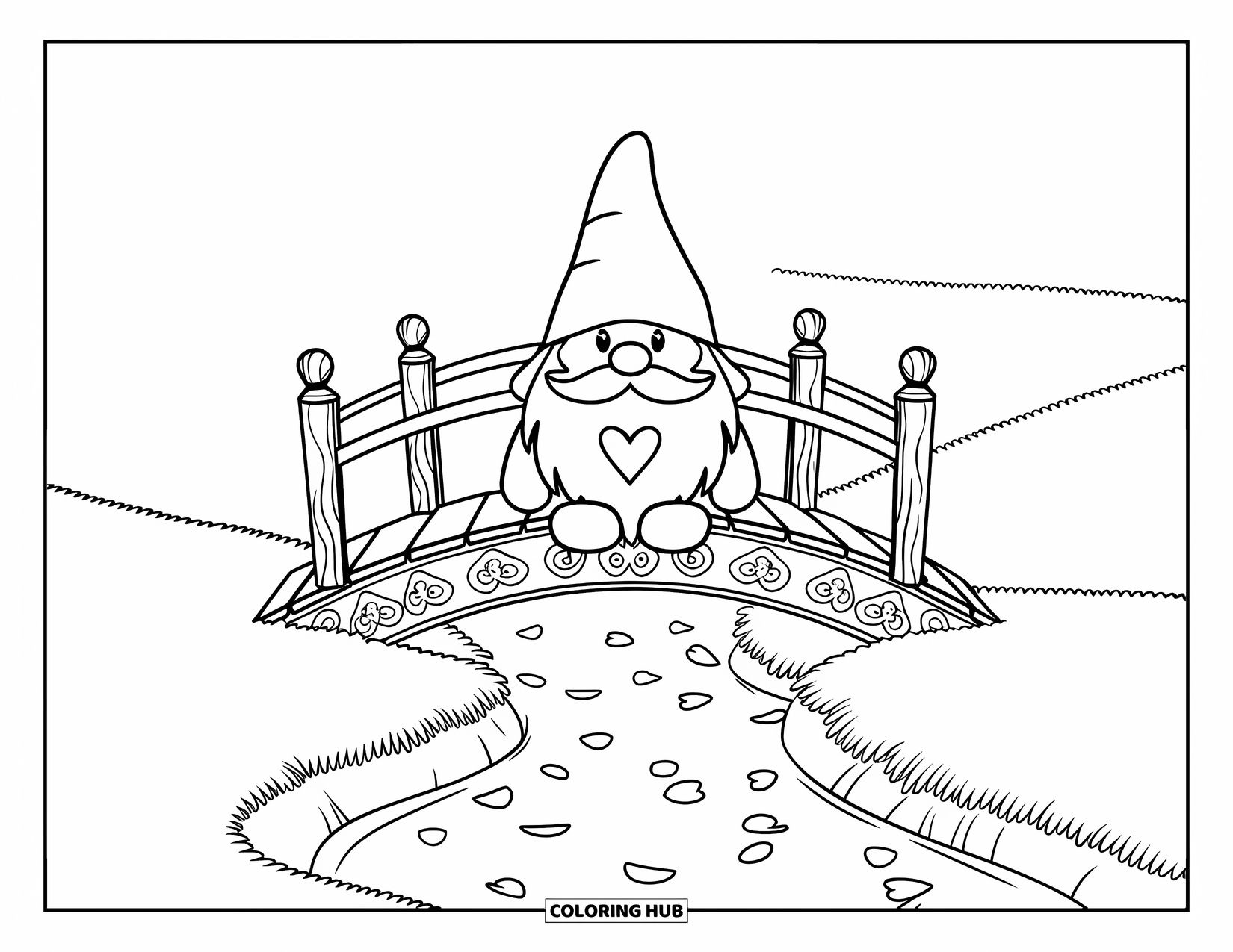 100+ Valentine Gnome Coloring Pages for Kids & Adults (Free Printable PDFs)