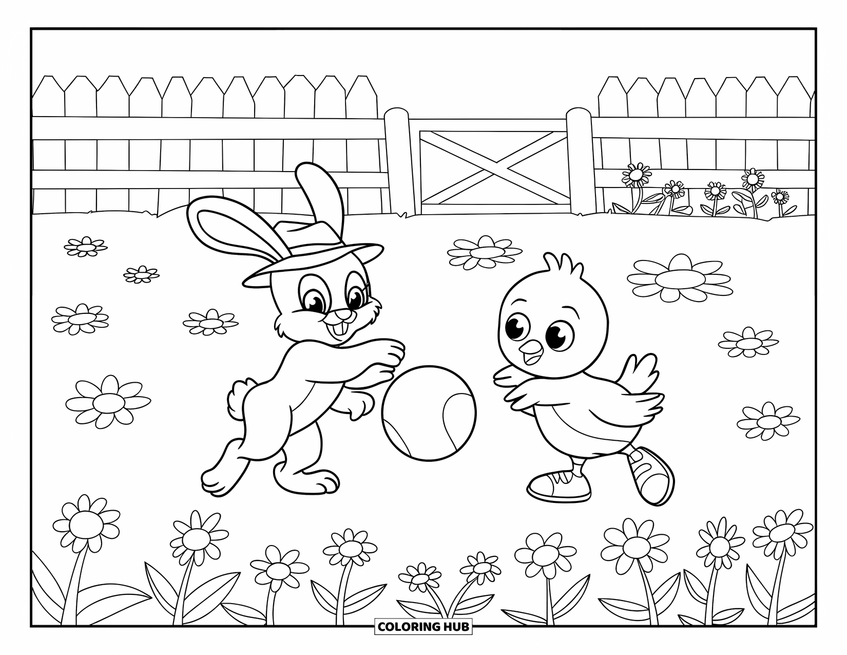 100+ Spring Break Coloring Pages for Kids & Adults (Free Printable PDFs)